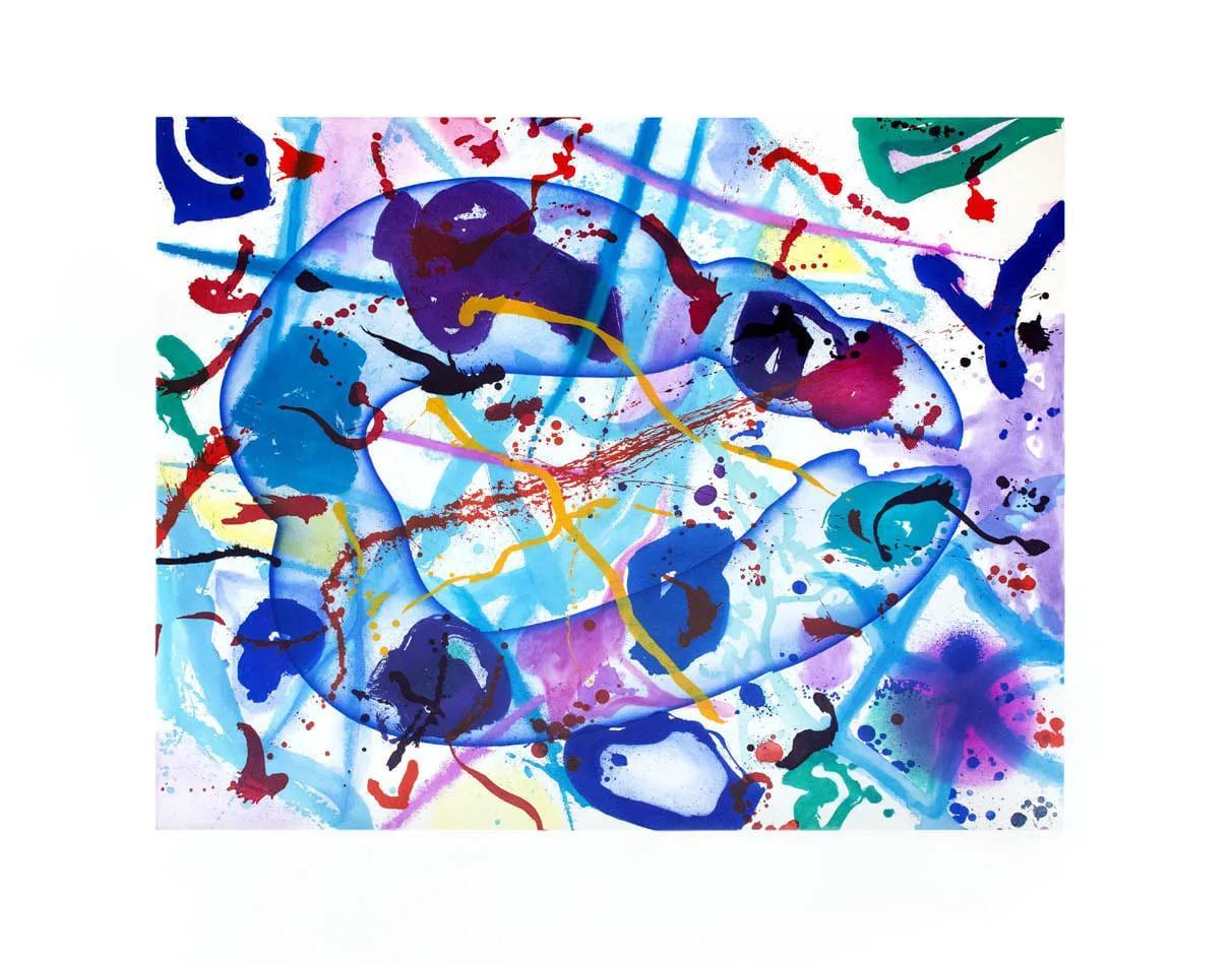Sam Francis Trietto 4 (Signed Print) 1991 | For Sale