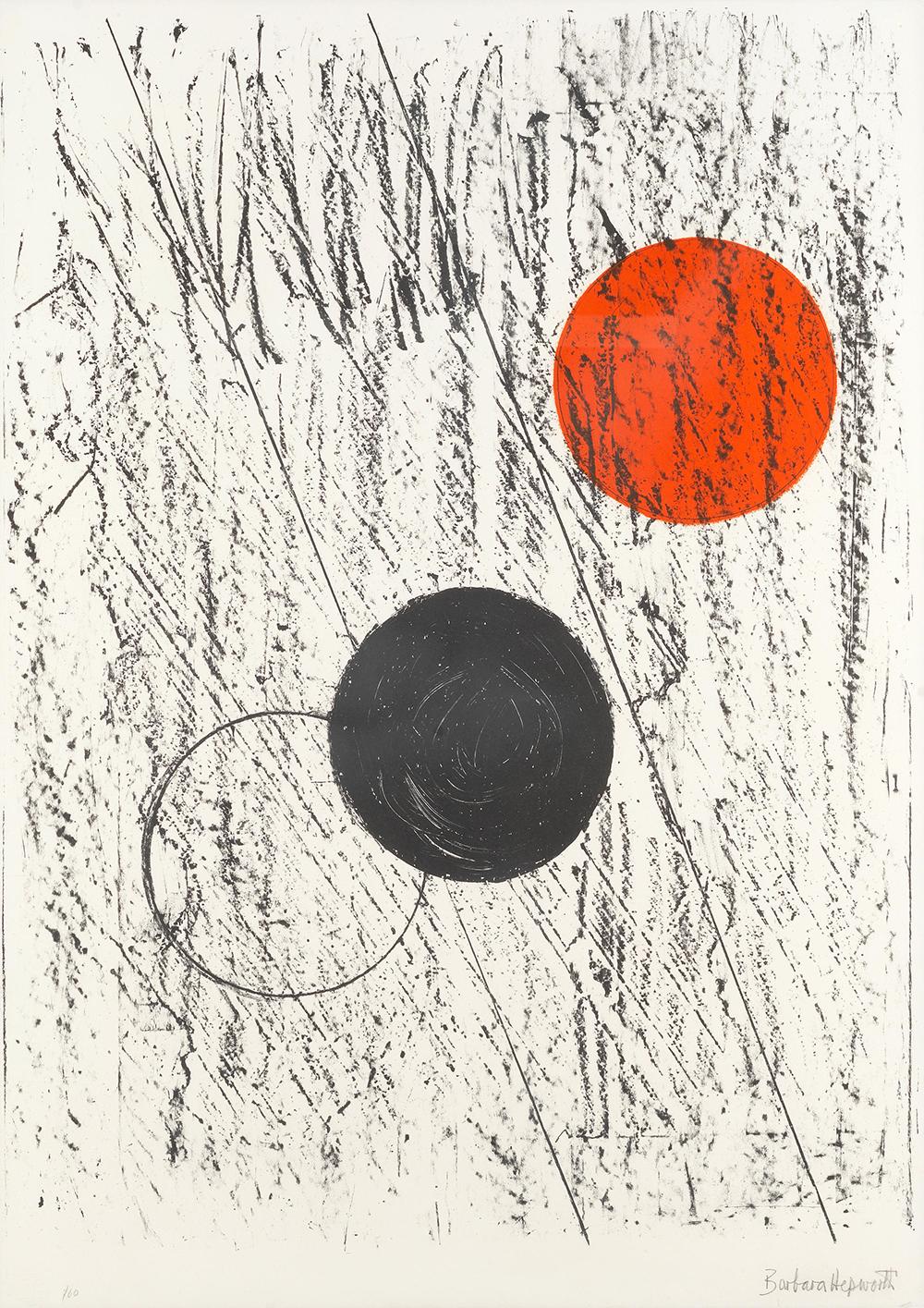 Barbara Hepworth Sun And Moon (Signed Print) 1969 | MyArtBroker