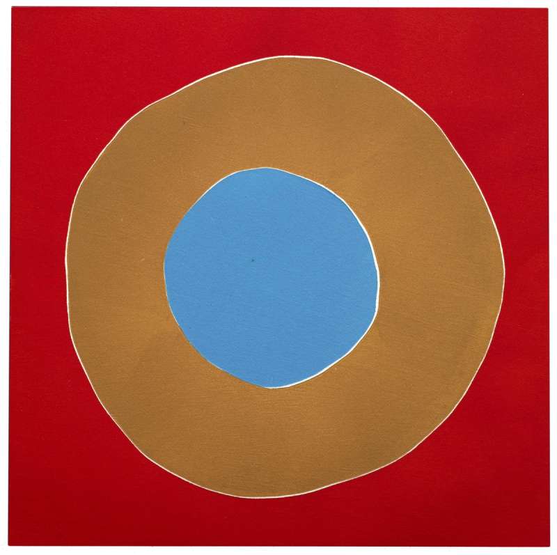 Sir Terry Frost Suspended Red Yellow And Black (Signed Print) 1987