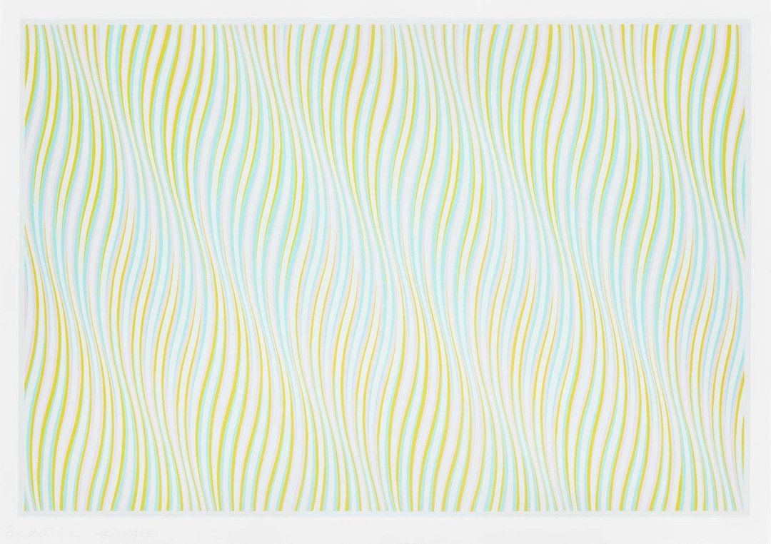 Waves by Bridget Riley Meaning, Analysis & Auction Results | MyArtBroker