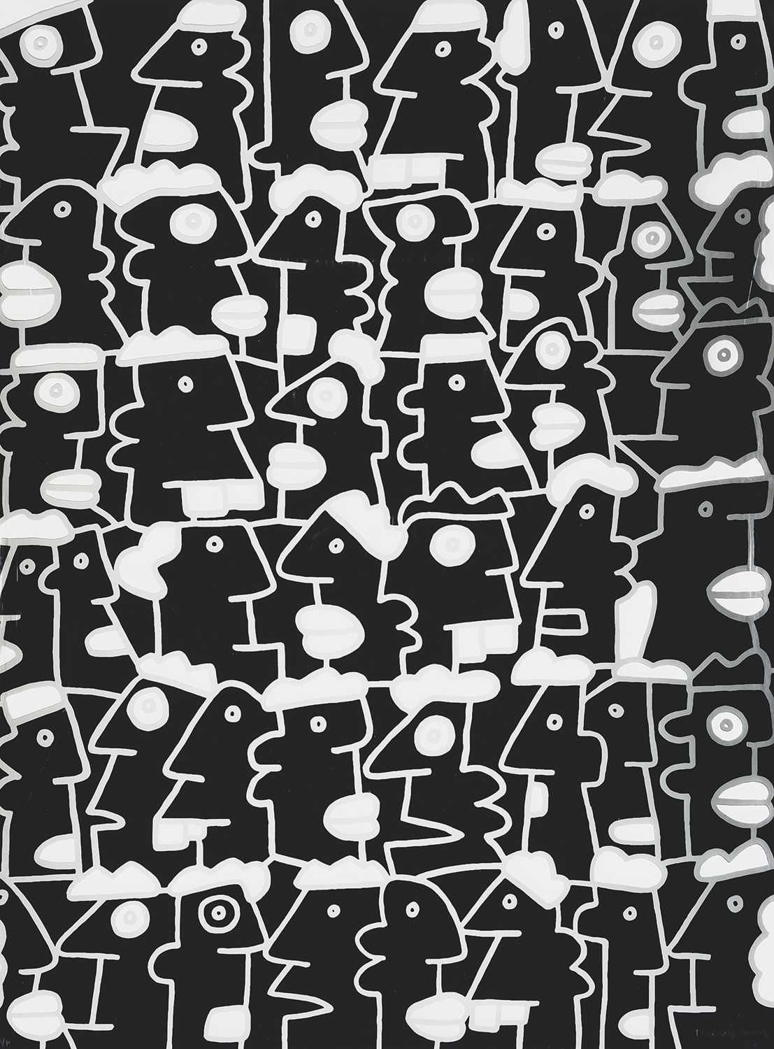 Thierry Noir Fast Form Manifest (Black) (Signed Print) 2016 | For Sale