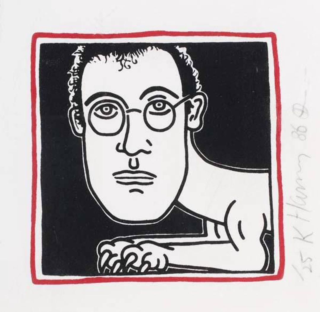 Keith Haring Self Portrait (Signed Print) 1985 | MyArtBroker