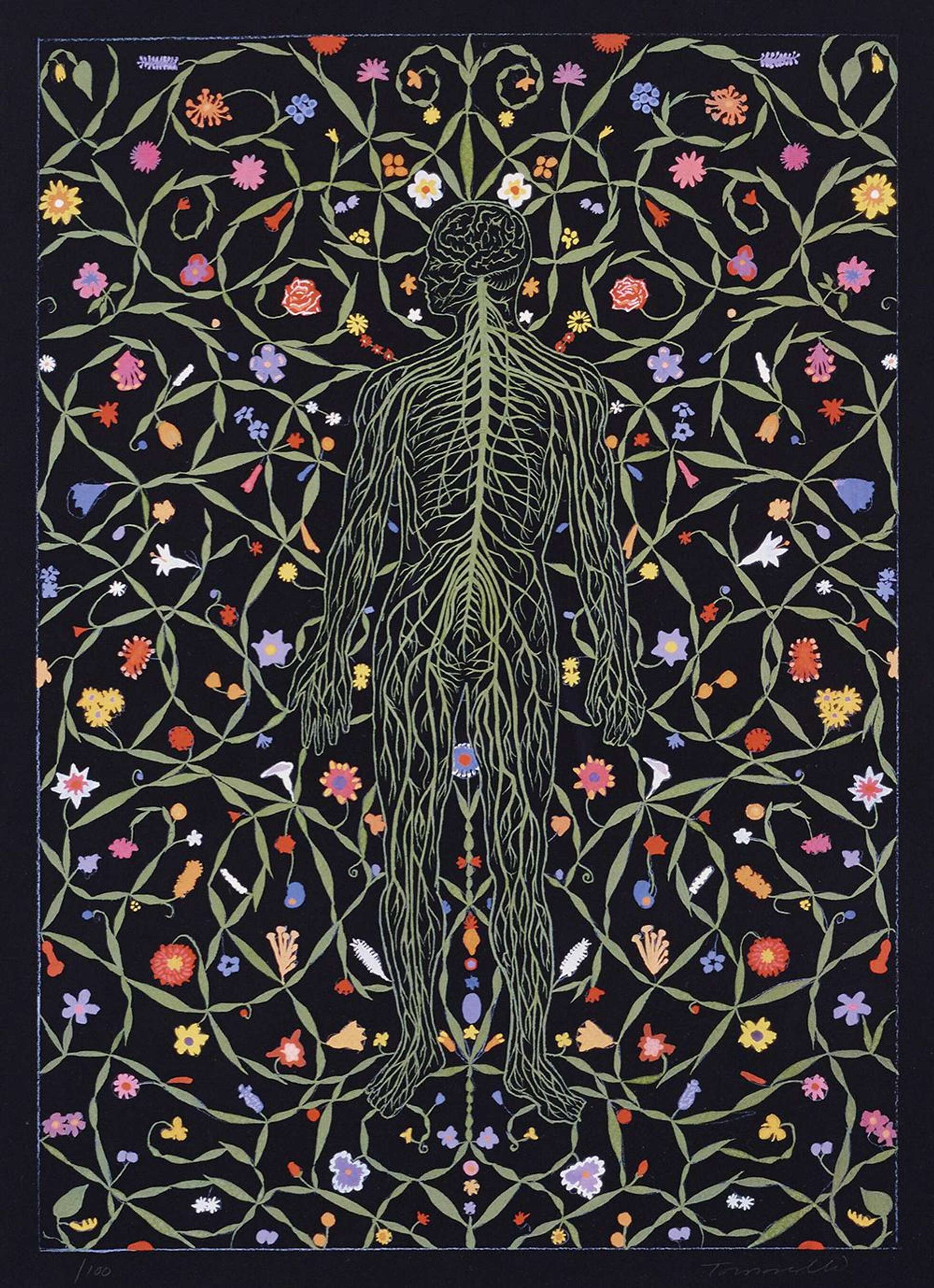 Fred Tomaselli After Utah Saint (Signed Print) 2000 | MyArtBroker