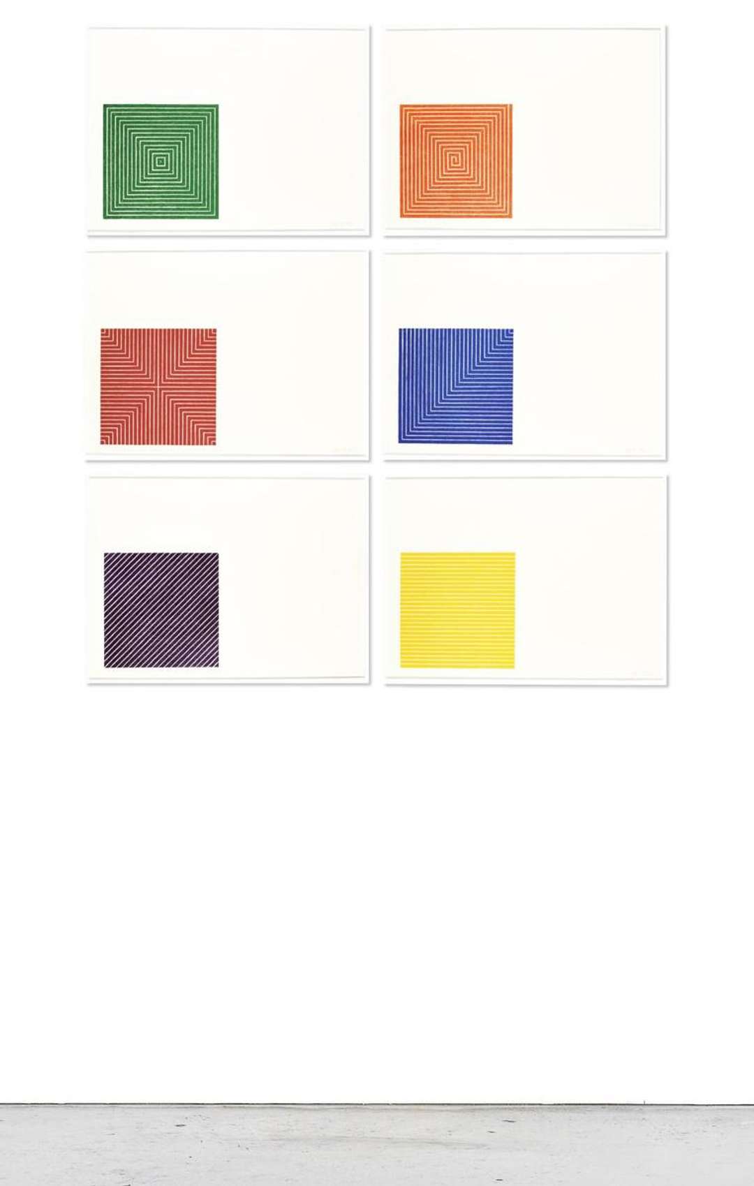 Frank Stella Benjamin Moore (portfolio) (Signed Print) 1971 | MyArtBroker
