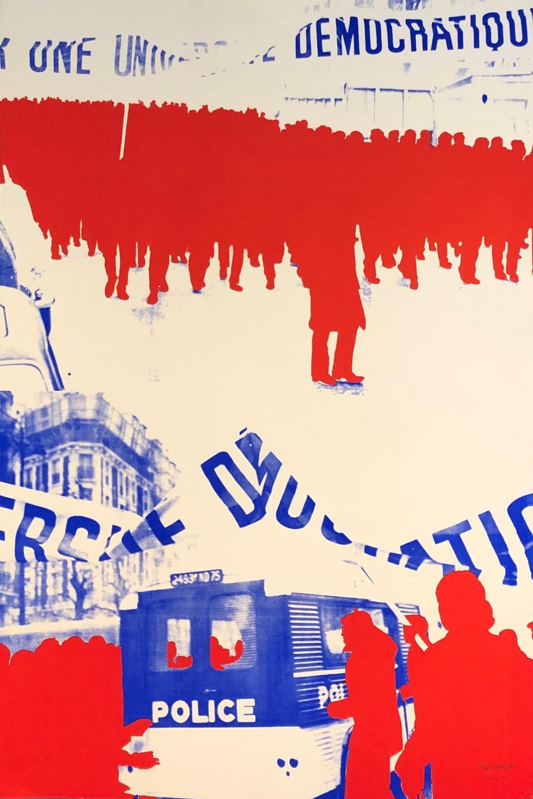 Gerard Fromanger Le Rouge 4 (Signed Print) 1970 | MyArtBroker