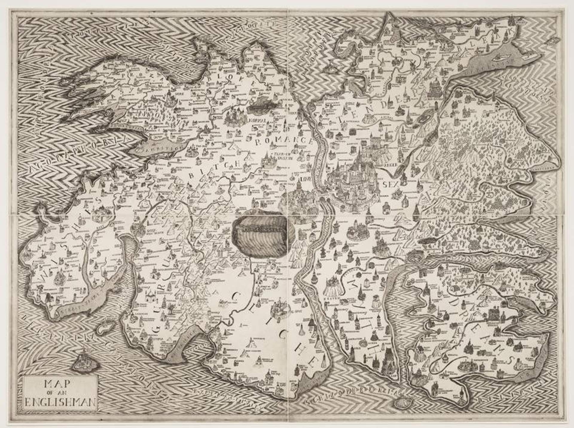 Map Of Days Signed Print by Grayson Perry | MyArtBroker