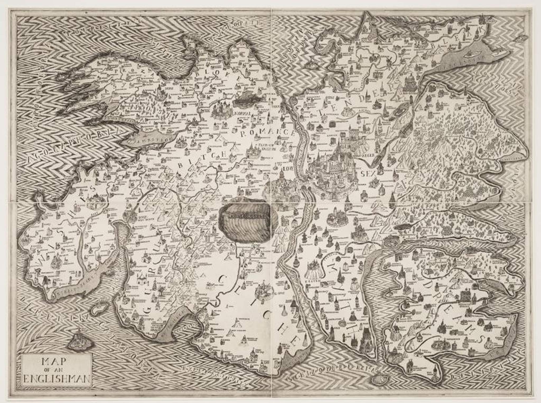 Map Of Days Signed Print by Grayson Perry | MyArtBroker