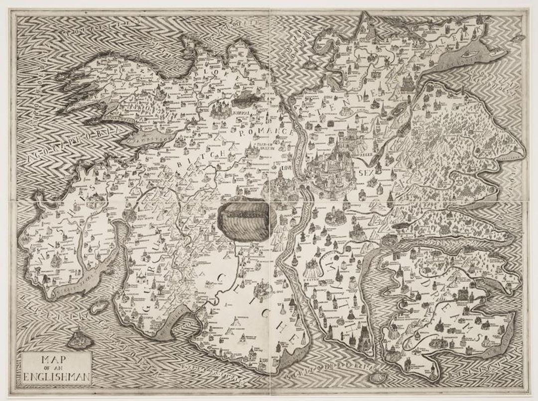 Grayson Perry Map Of An Englishman (Signed Print) 2004 | MyArtBroker