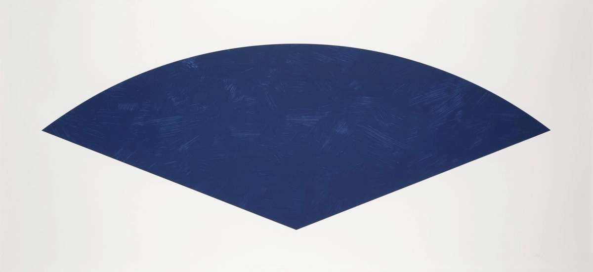 Ellsworth Kelly Blue Curve (State II) (Signed Print) 1988 | MyArtBroker