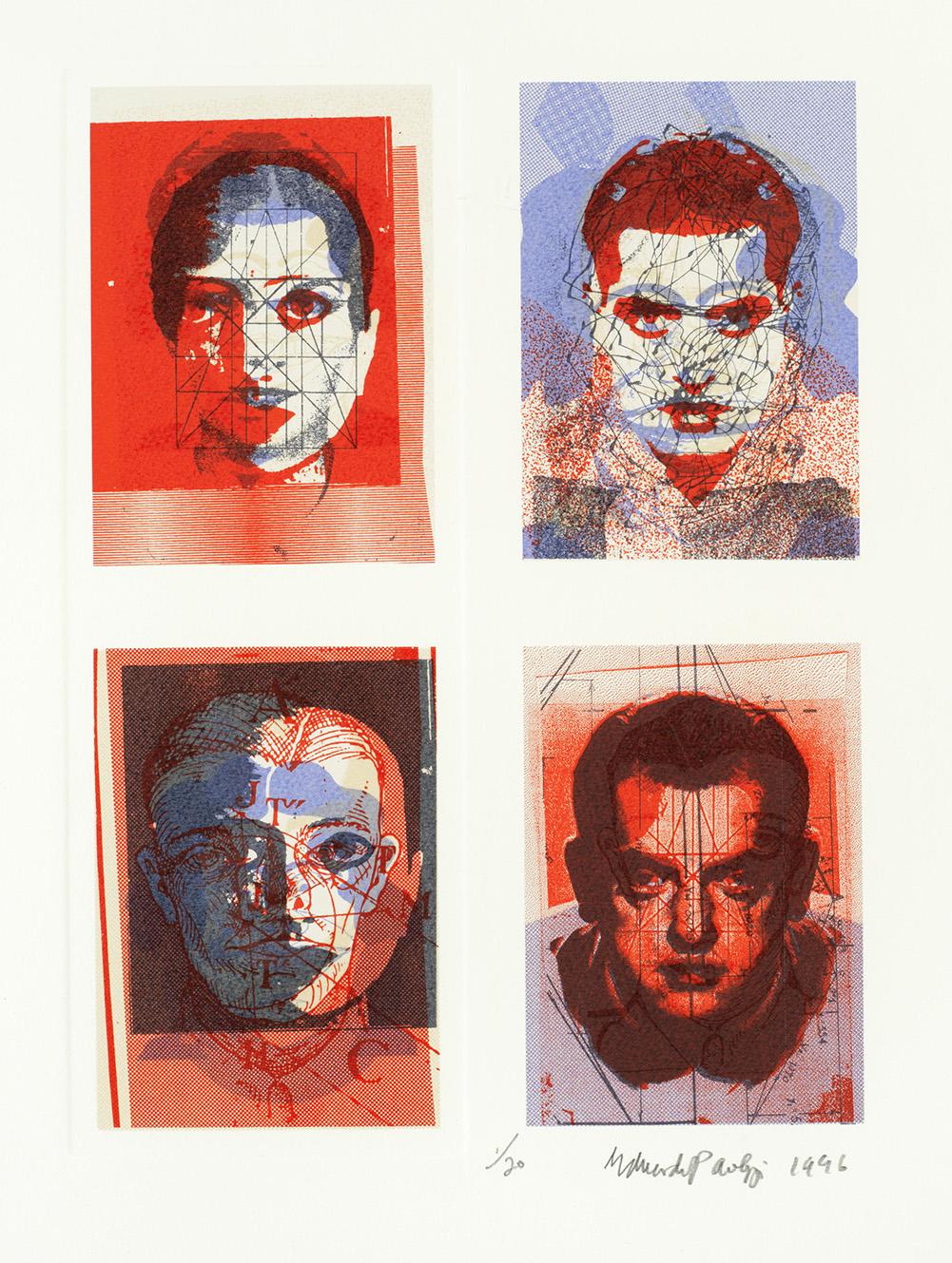 Eduardo Paolozzi Untitled (Signed Print) 1996 | For Sale