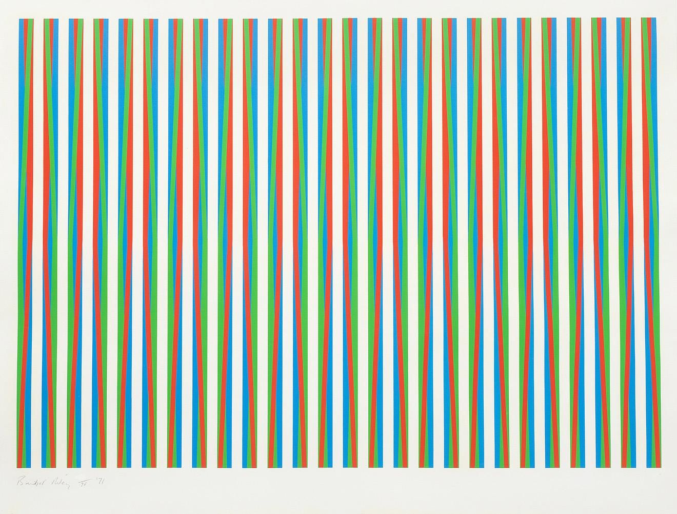 Bridget Riley Firebird (Signed Print) 1971 | MyArtBroker