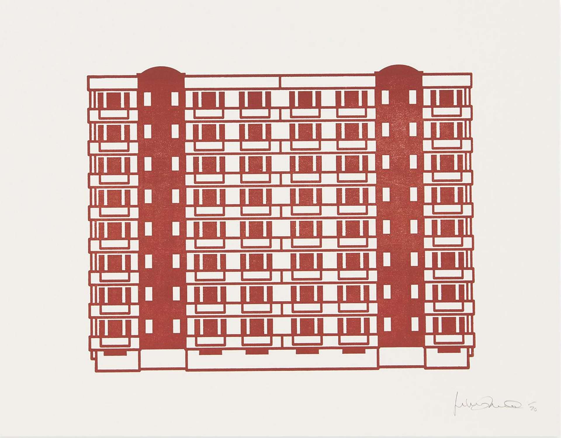 Julian Opie Apartment 5 (Signed Print) 2021 | MyArtBroker