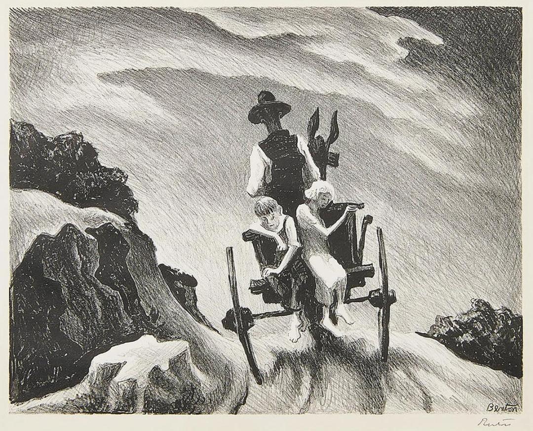 Thomas Hart Benton Goin' Home (Signed Print) 1939 | MyArtBroker