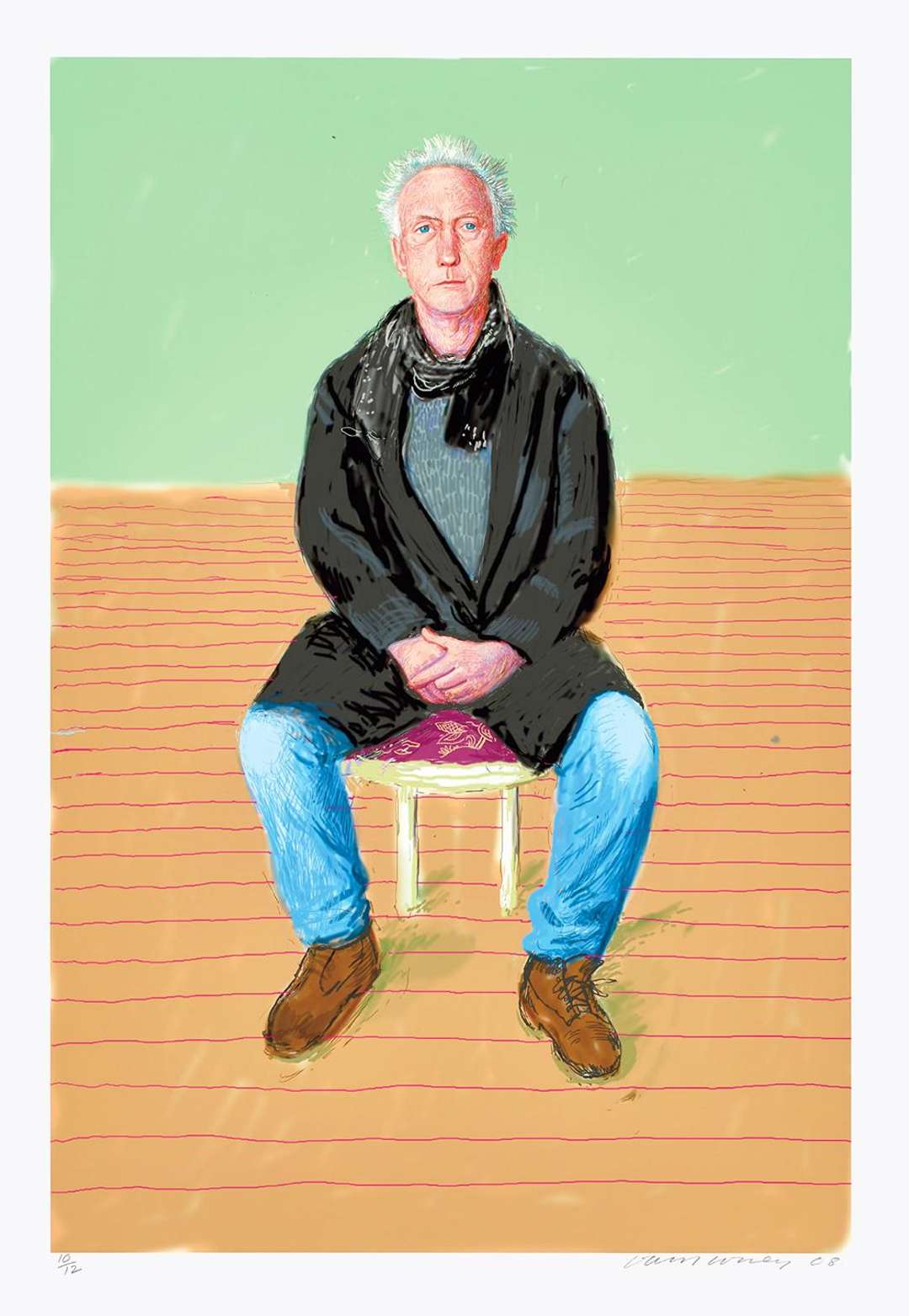 David Hockney Maurice Payne (Signed Print) 2008 | MyArtBroker