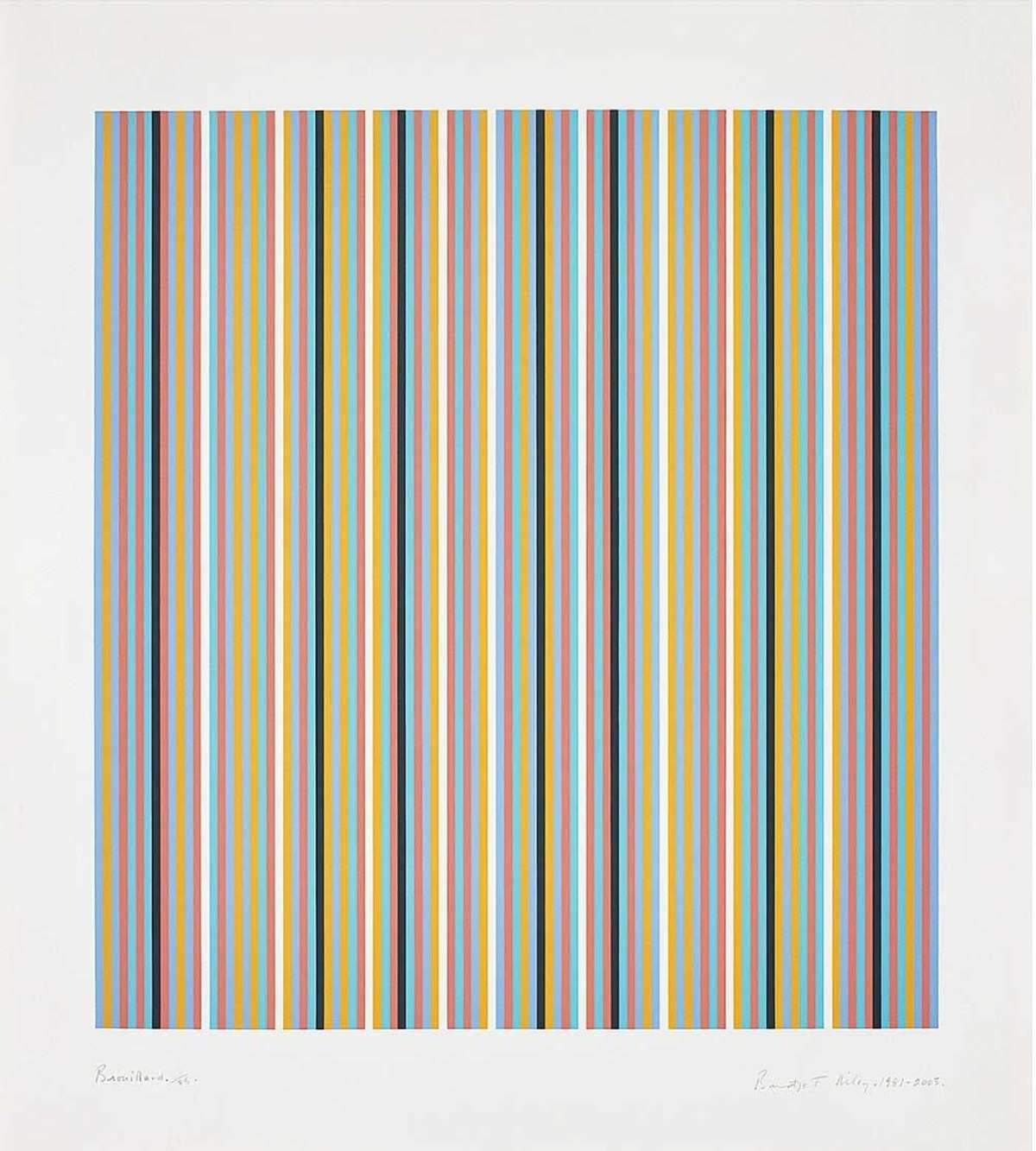 Coloured Greys by Bridget Riley Background & Meaning | MyArtBroker