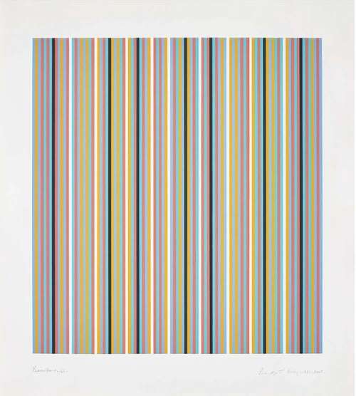 Coloured Greys by Bridget Riley Background & Meaning | MyArtBroker