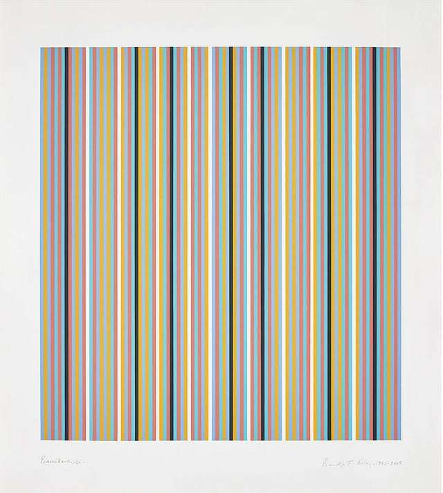 Coloured Greys by Bridget Riley Background & Meaning | MyArtBroker