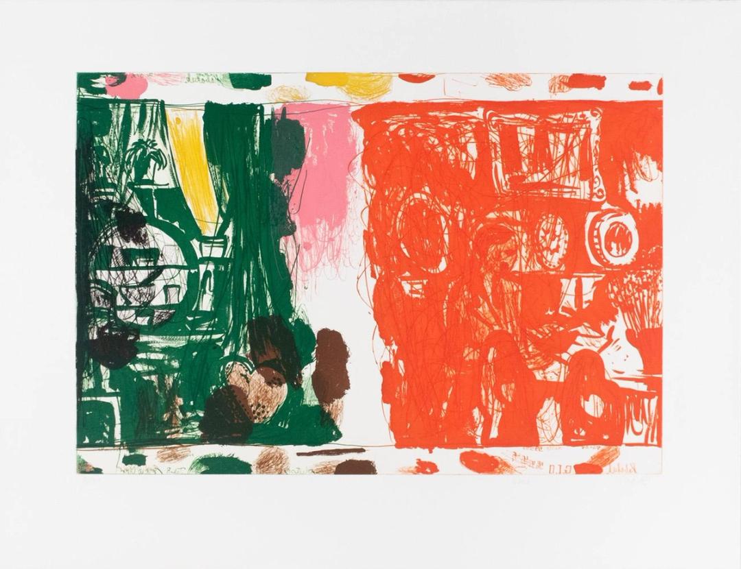 Tal R Slow Train Fast Arrival I (Signed Print) 2006