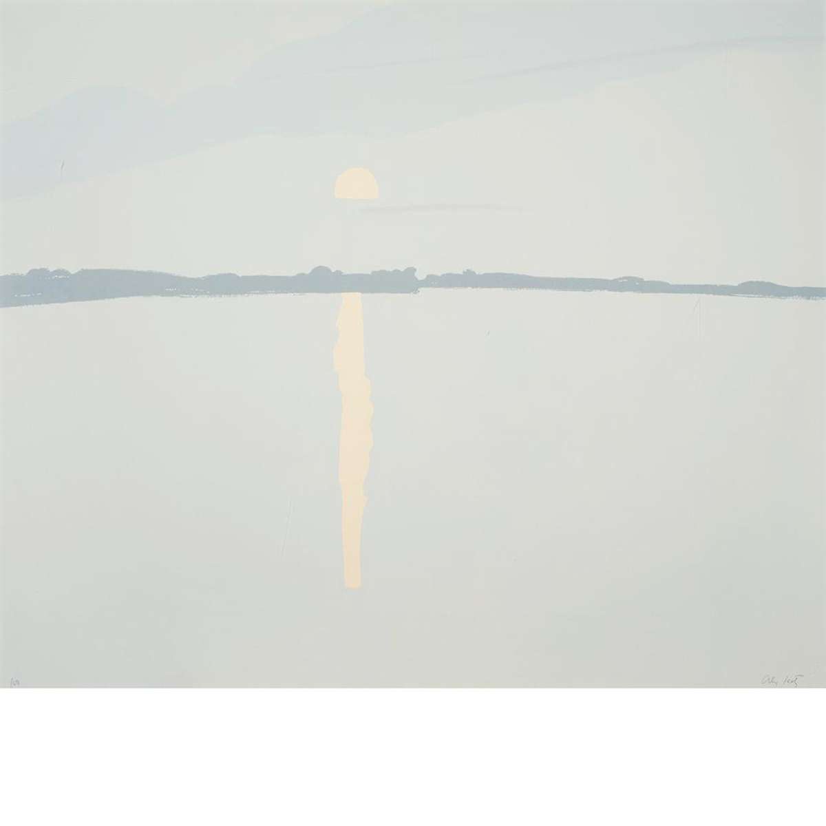 Alex Katz Sunset, Lake Wesserunset 2 (Signed Print) 1972 | MyArtBroker