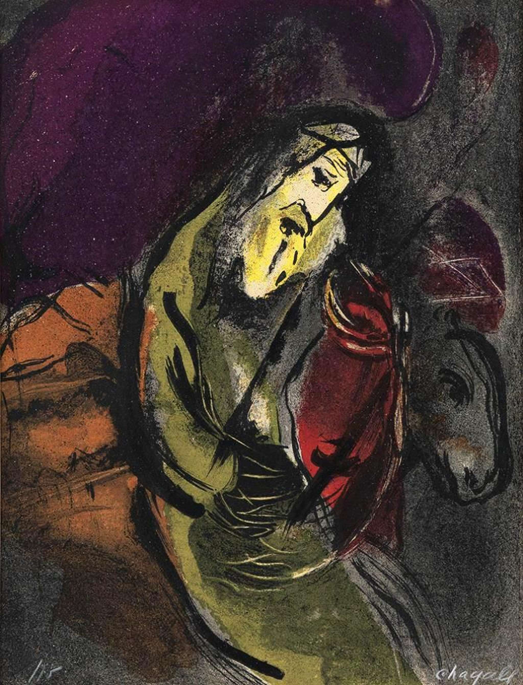Marc Chagall Jeremiah (Signed Print) 1956 | MyArtBroker