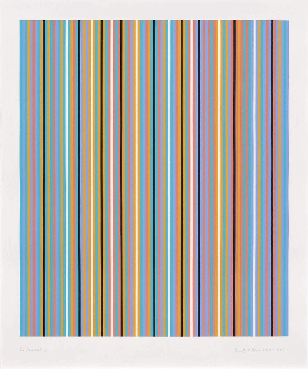 Bridget Riley RA (Inverted) (Signed Print) 2009 | MyArtBroker