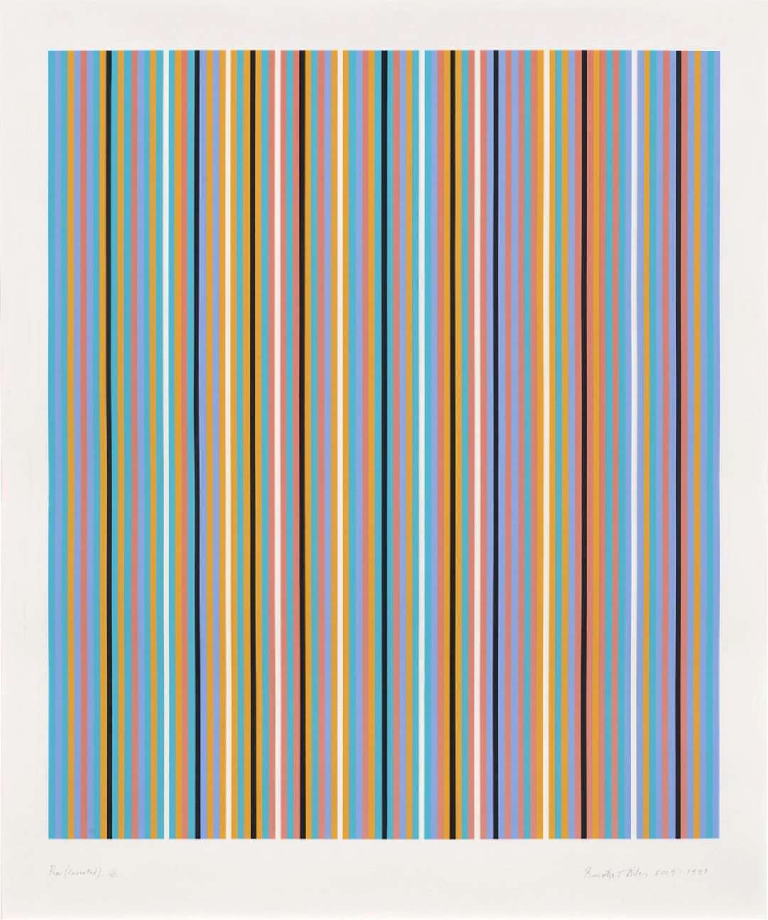 Bridget Riley RA (Inverted) (Signed Print) 2009 | MyArtBroker