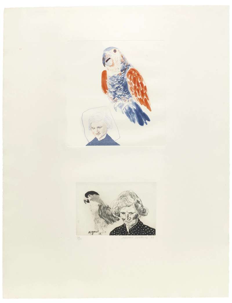 David Hockney Donald Cribb (Signed Print) 1971 | For Sale
