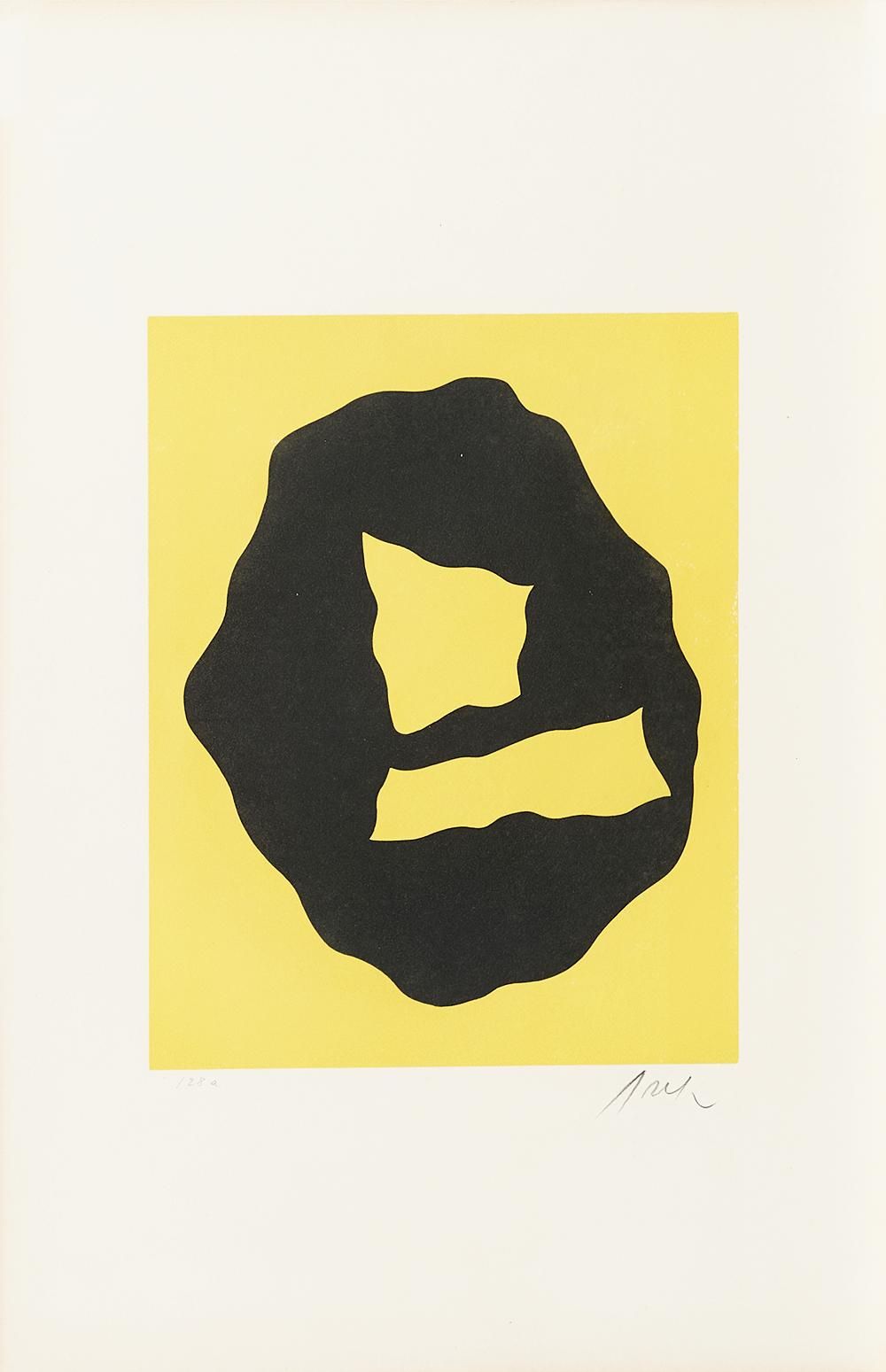 Jean Arp Mask (Signed Print) 1958 | For Sale