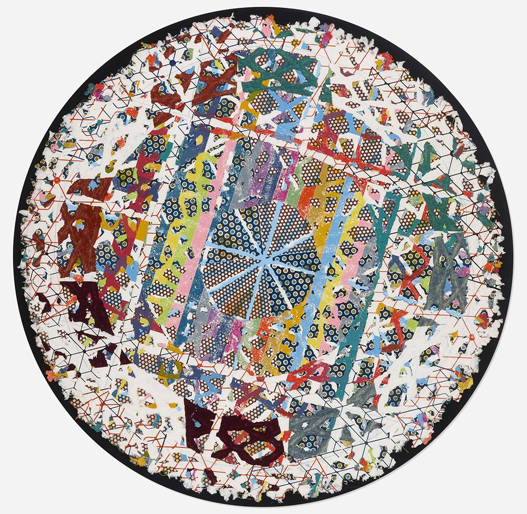 Alan Shields Polar Route) (Signed Mixed Media) 1985 | MyArtBroker