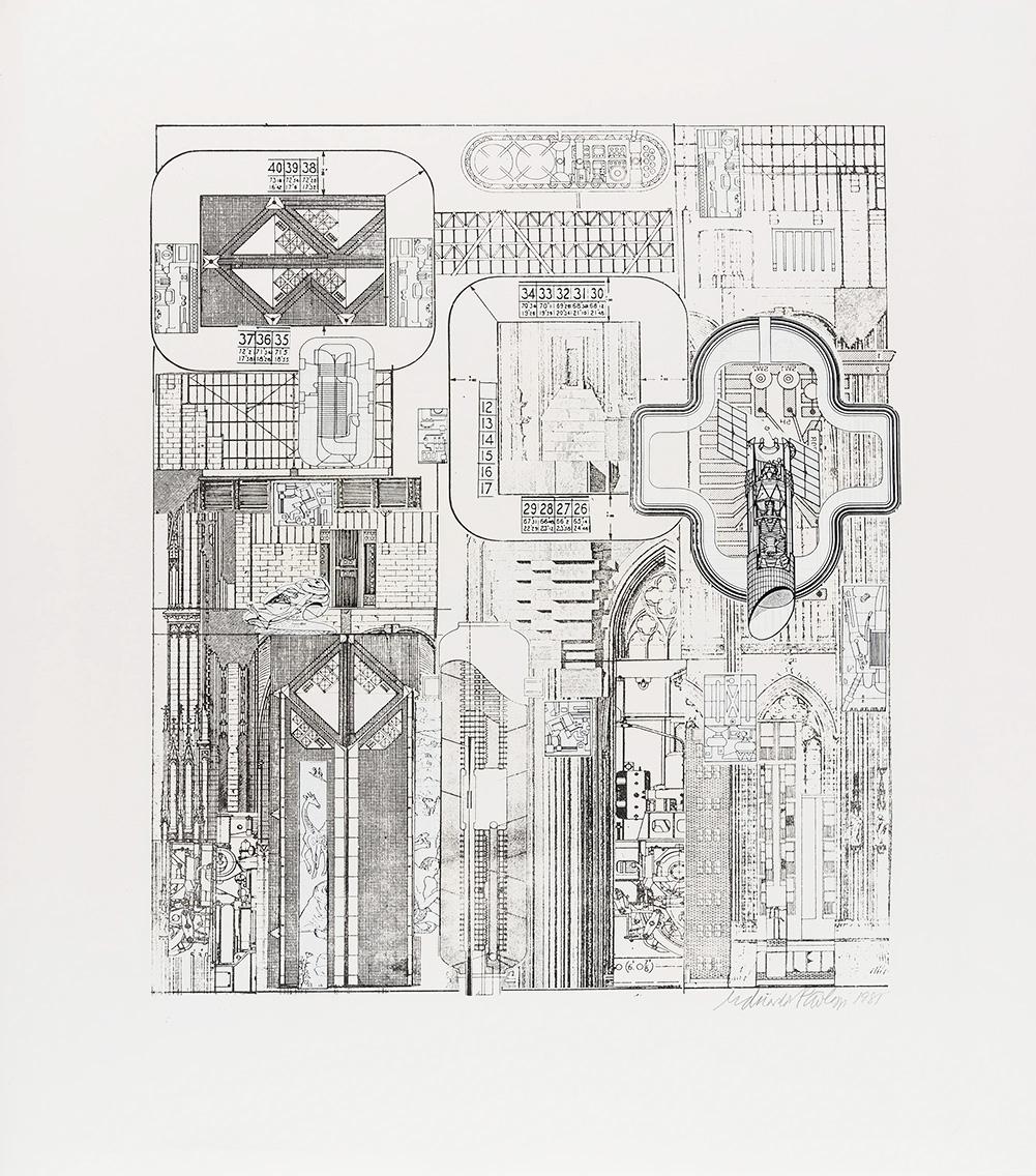 Eduardo Paolozzi Blueprints For A New Museum 3 (Signed Print) 1981 ...