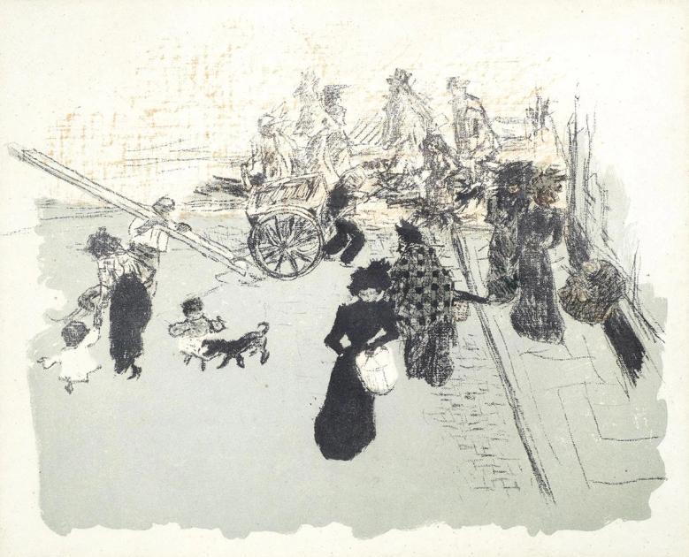 Pierre Bonnard Coin De Rue (Signed Print) 1899 | For Sale