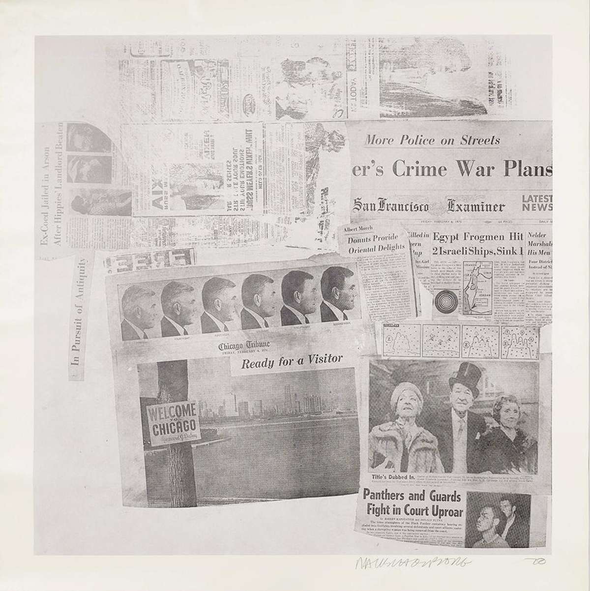 Robert Rauschenberg Features I (Signed Print) 1970 | MyArtBroker