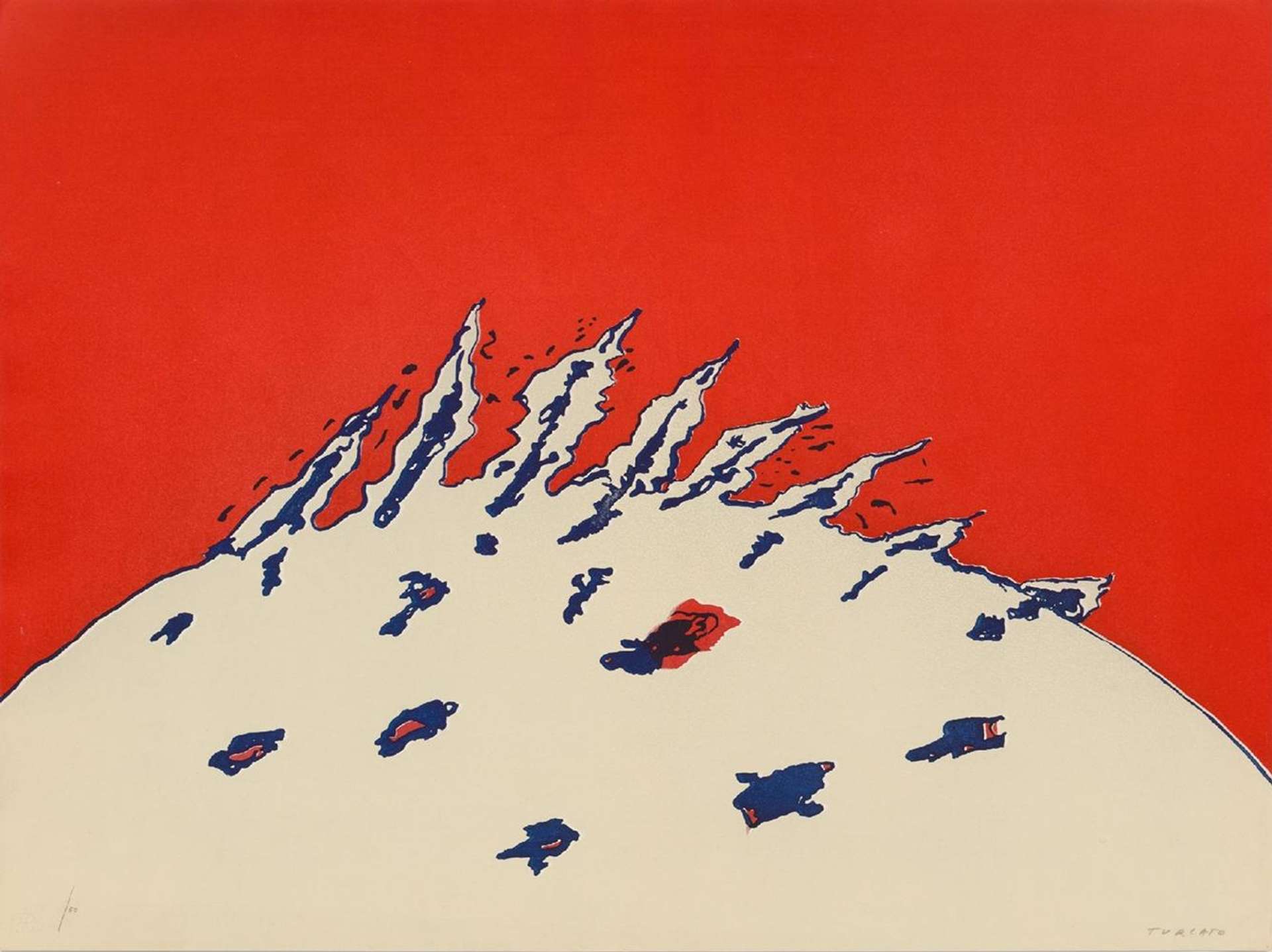 Giulio Turcato Six Coloured Etchings 2 (Signed Print) 1965 | MyArtBroker