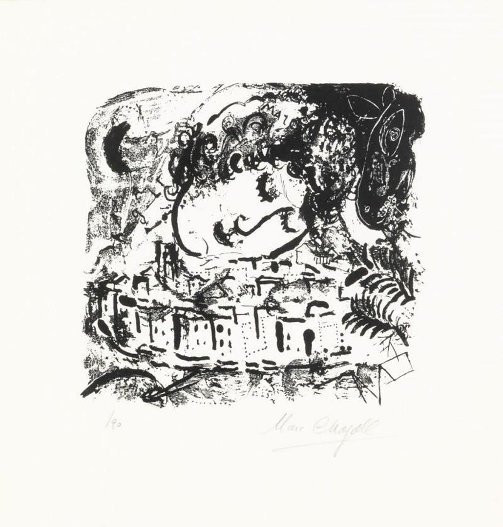 Marc Chagall Le Village (Signed Print) 1957 | MyArtBroker