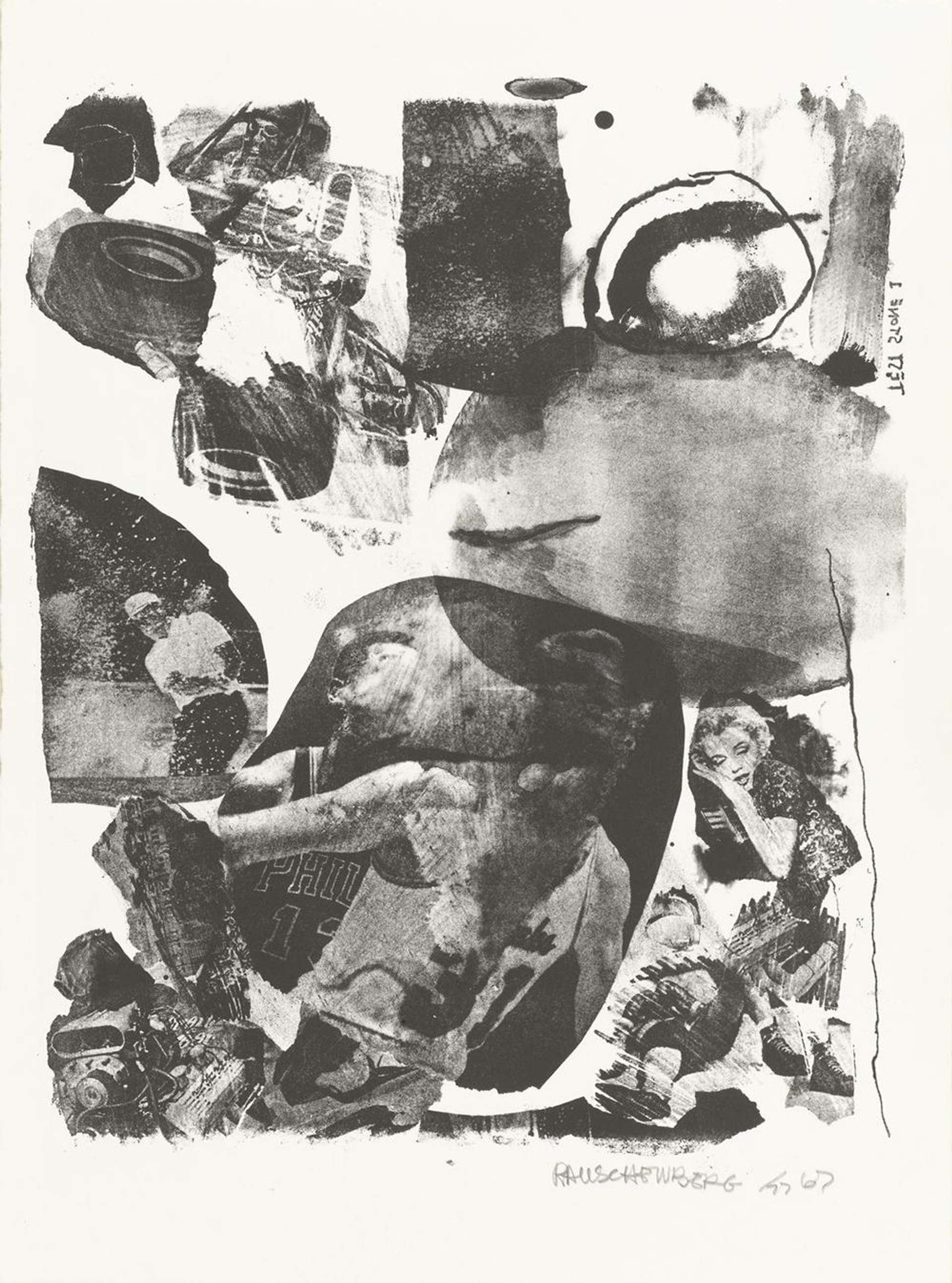 Robert Rauschenberg Test Stone 1 (Signed Print) 1967 | For Sale