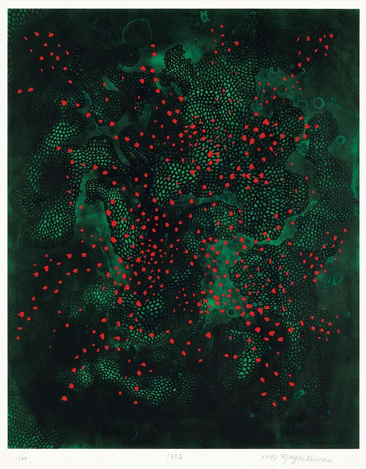 Yayoi Kusama Fireflies (Signed Print) 1999 | MyArtBroker