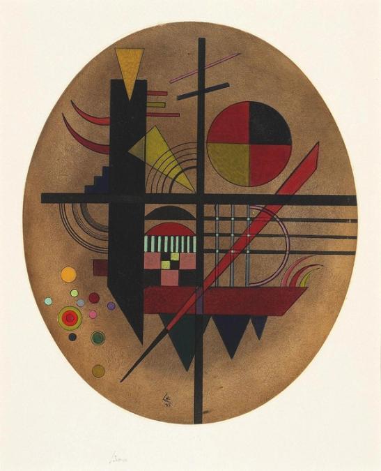 Wassily Kandinsky Message Intime (Signed Print) 1925 | For Sale
