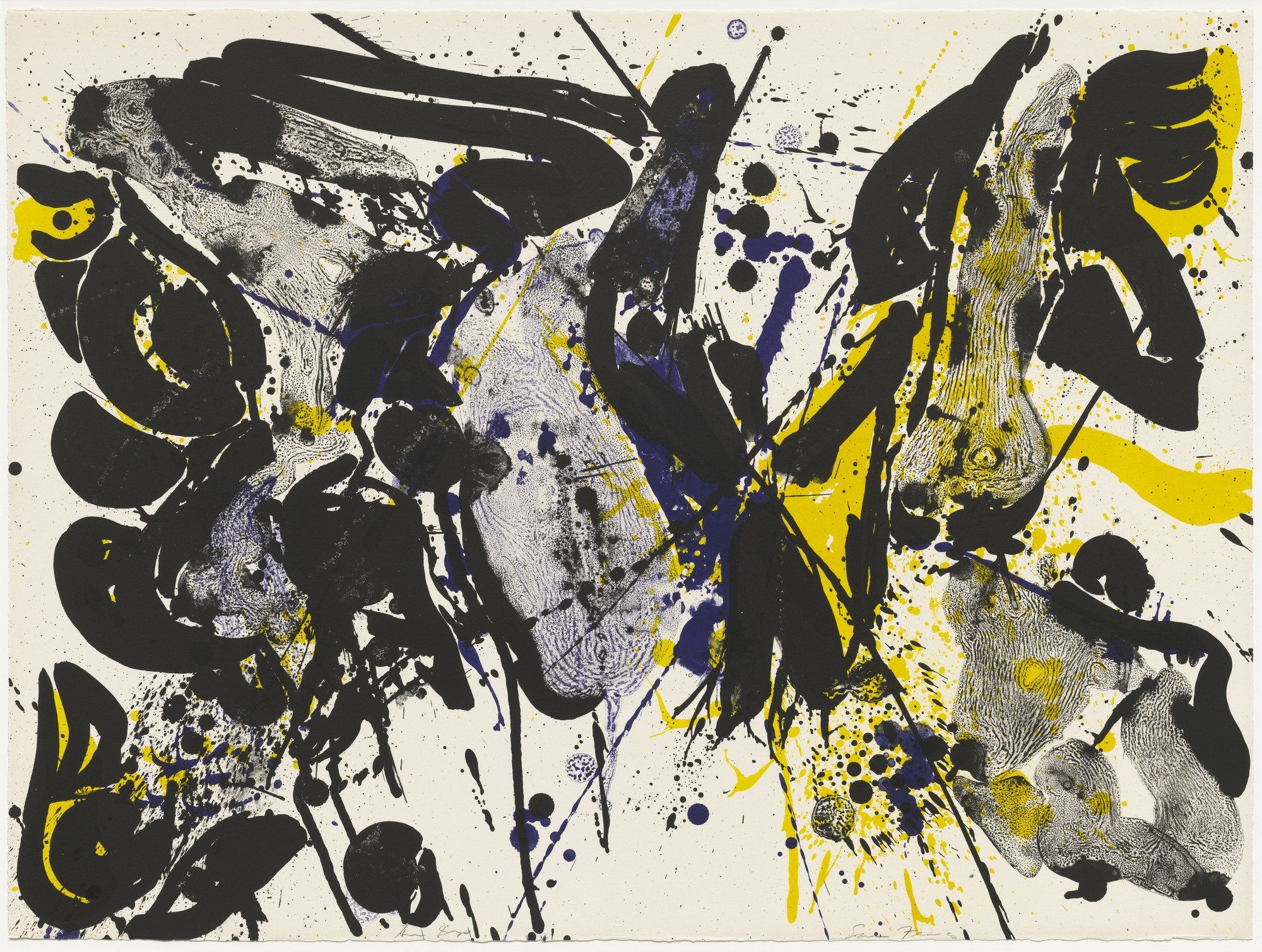 Sam Francis For Miro I (Signed Print) 1963 | For Sale