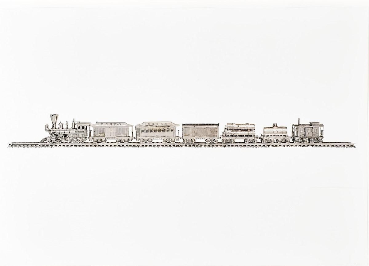 Jeff Koons Train (Signed) Lithograph 1995