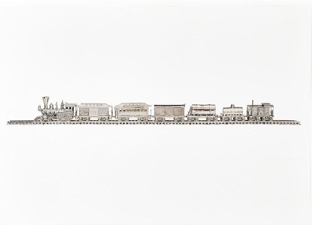 Jeff Koons Train (Signed) Lithograph 1995