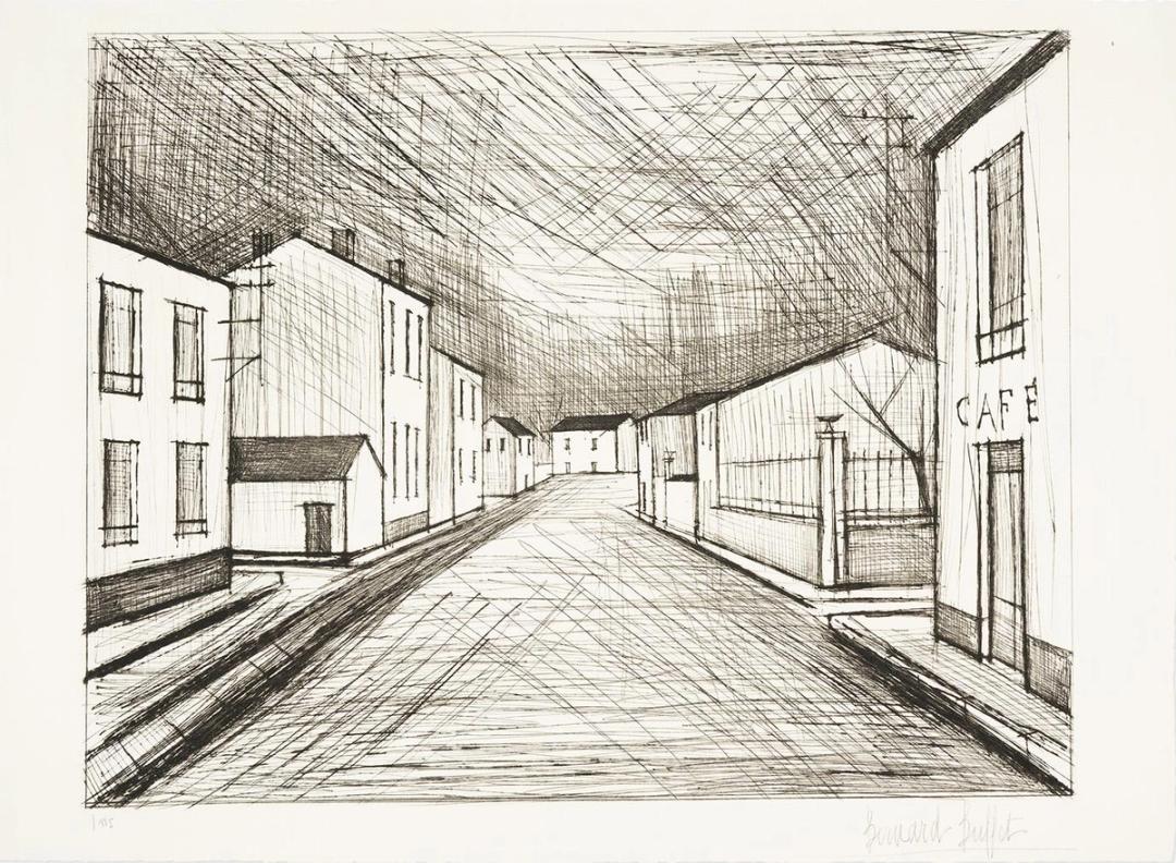 Bernard Buffet Le Rue (Signed Print) 155