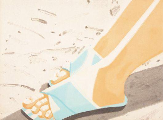 Alex Katz Beach Sandals (Signed Print) 1987 | MyArtBroker