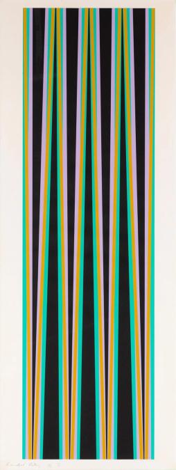 Bridget Riley Elongated Triangles 6 (Signed Print) 1971 | For Sale