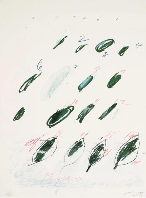 Cy Twombly Fagus Silvatica (Signed Print) 1975 | MyArtBroker