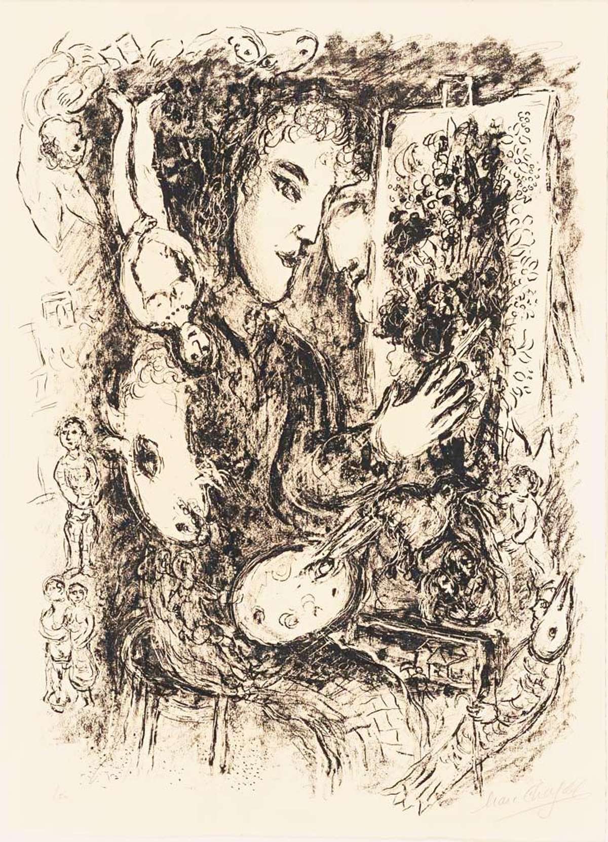 Marc Chagall Inspiration (Signed Print) 1976 | MyArtBroker