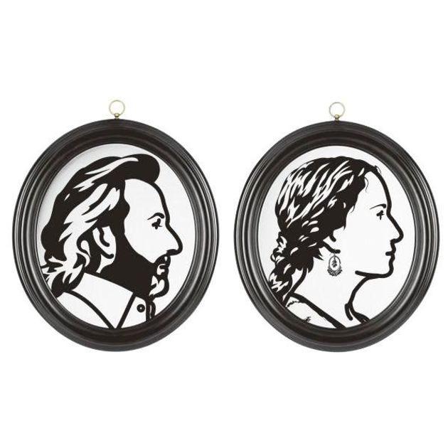 Julian Opie Luc And Ludivine Get Married (pair 09) (Signed Print) 2007 | For Sale