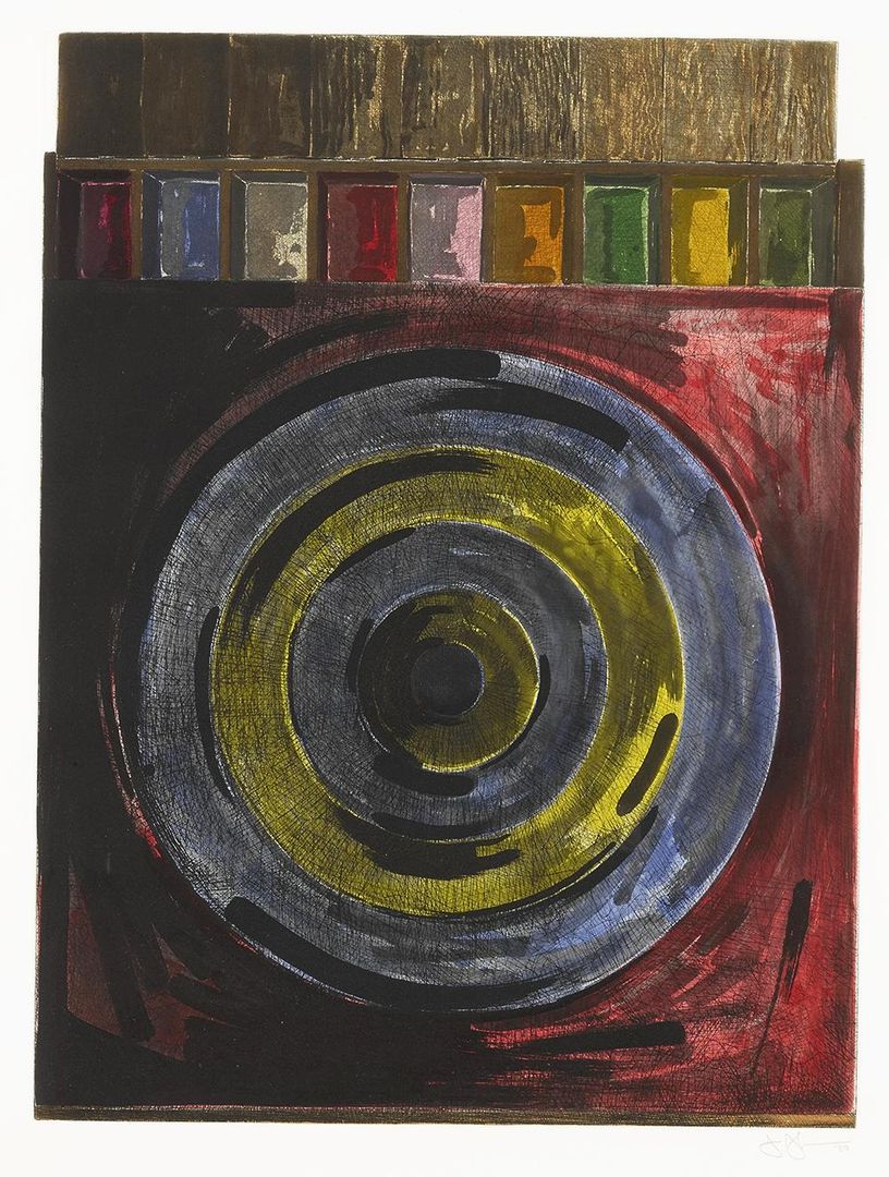 Jasper Johns Target With Plaster Casts (ULAE 208) (Signed Print) 1980 ...