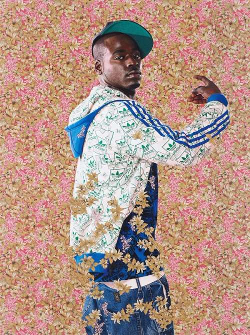 Kehinde Wiley After John Raphael Smith’s A Bacchante After Sir Joshua ...