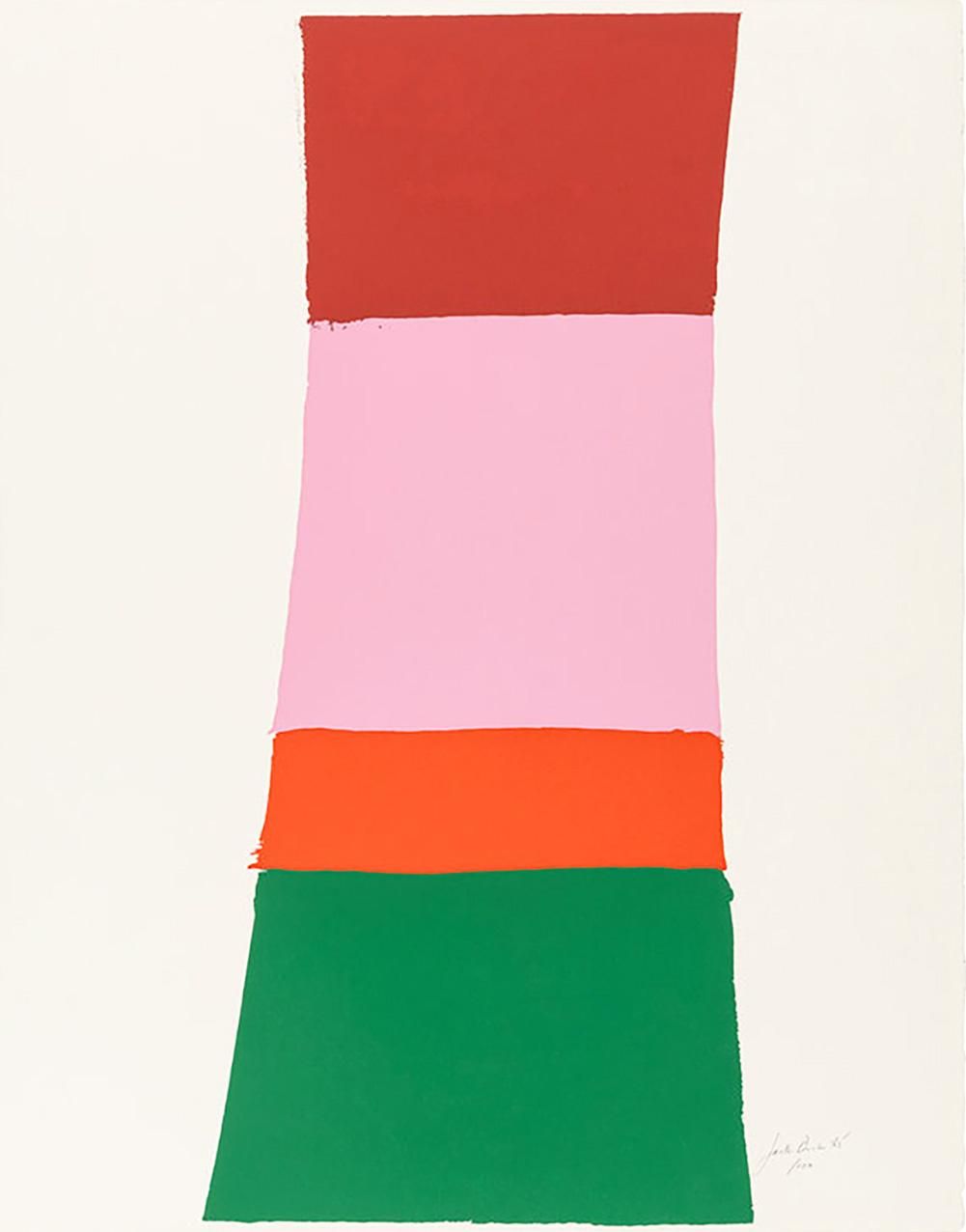 Jack Bush Nice Pink (Signed Print) 1965 | For Sale