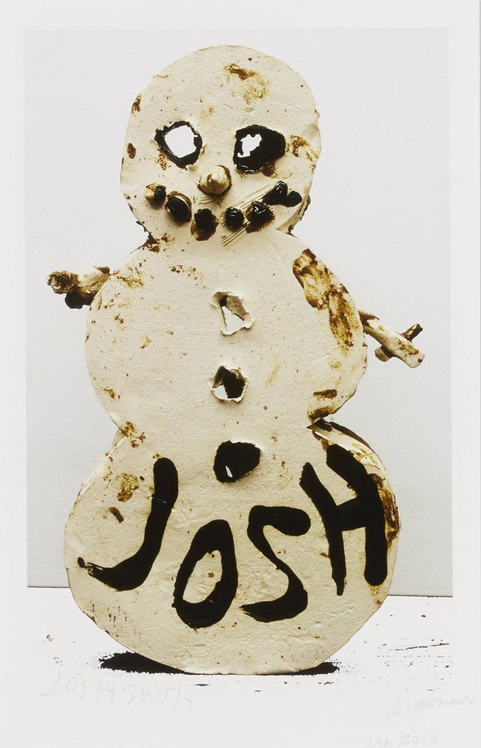 Josh Smith Snowman (Signed Print) 2013